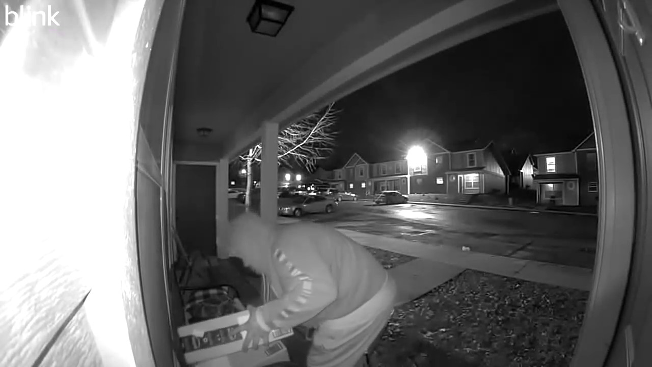 Lawrence Residents Doorbell Camera Captures Video Of Thief Stealing